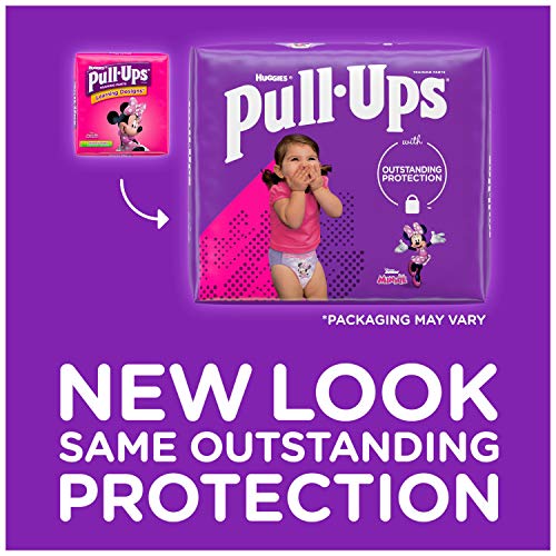 Huggies Pull Ups Learning Designs Big Pack, 2T-3T Girl, 54 Count (Pack of 1)