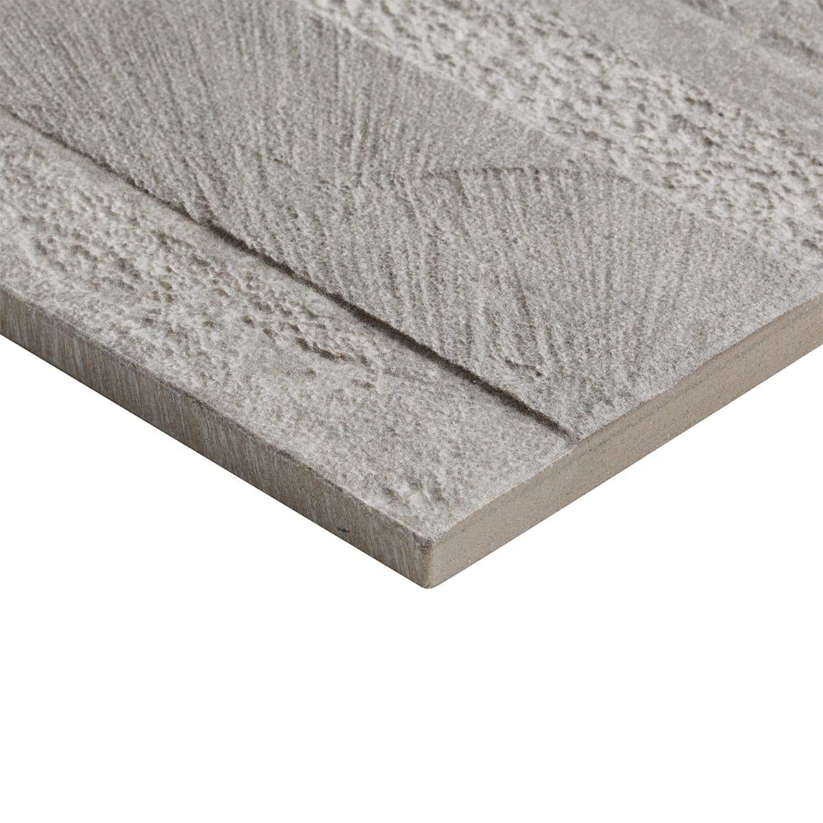 Ivy Hill Tile Holden Gray 5.82 in. x 23.74 in. Textured Porcelain Wall Ledger Panel (11 Pieces 10.97 Sq. Ft. Case)