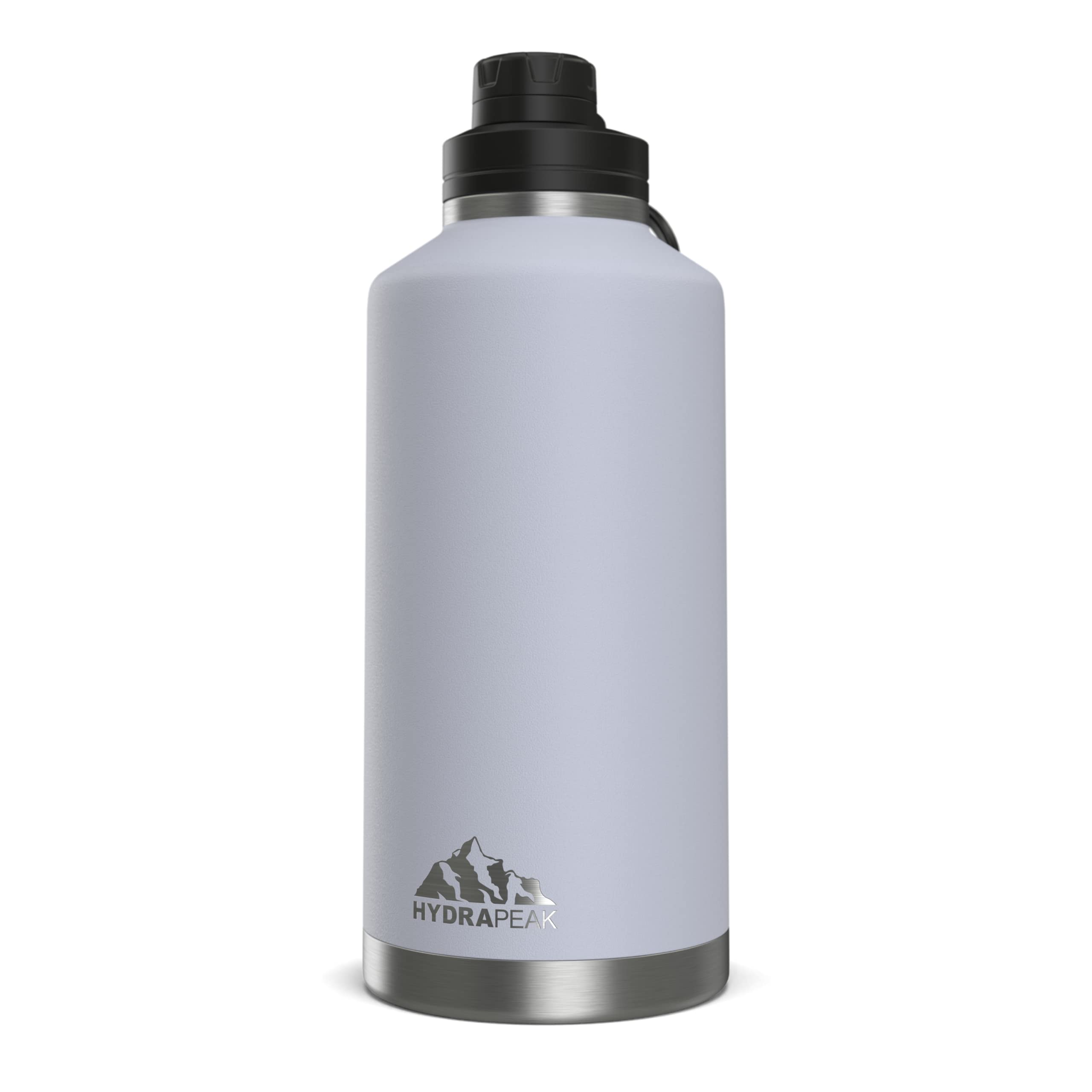 Hydrapeak 72 oz Large Insulated Water Bottle, Leak Proof Water Bottle for Hot & Cold Liquid, 72oz Water Bottles, Water Jug, Stainless Steel (Lavender)