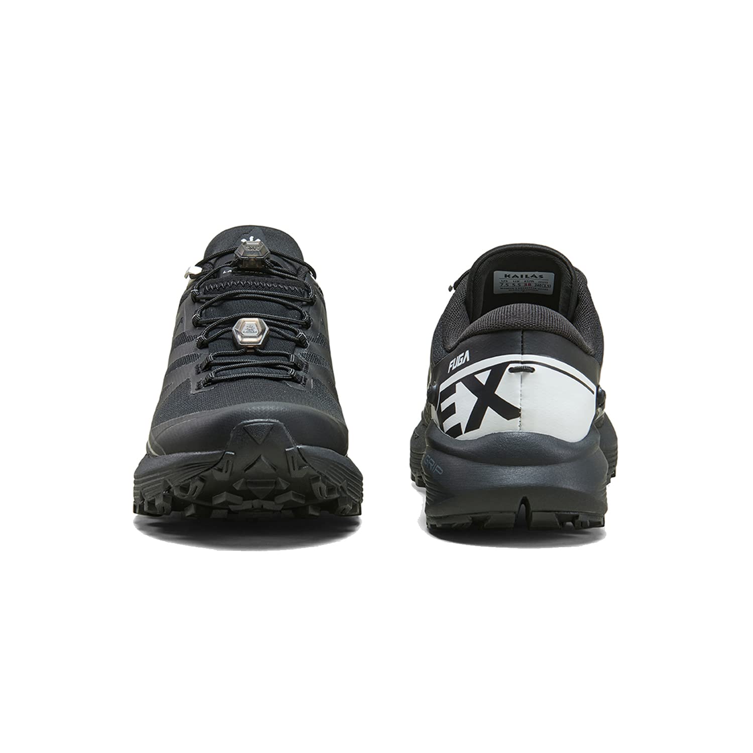 KAILAS Women's Fuga EX 2 Trail Running Shoes, Size 7.5, Black/White