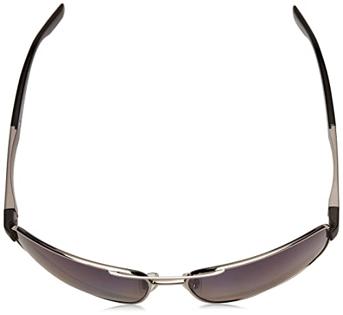 Hugo Boss BOSS Men's 0521/S Wrap Polarized Sunglasses, Ruthenium, 64 mm