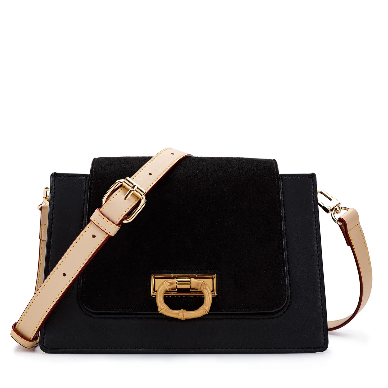 Leather Purse Strap Replacement for Handbags Speedy Nano Messenger Bag Small Pochette, Adjustable Crossbody Shoulder Strap for Bags - Beige