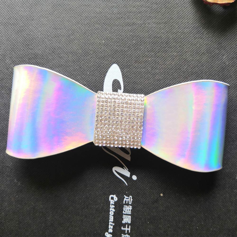 HHongJM Handmade Bow Knot for Helmet,Motorcycle Bicycle Helmet Bow Knot Helmet Accessories Helmet Pigtails Helmet Mohawk