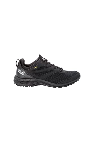 Jack Wolfskin Men's Woodland Texapore Low Hiking Shoe Boot, Black, 13