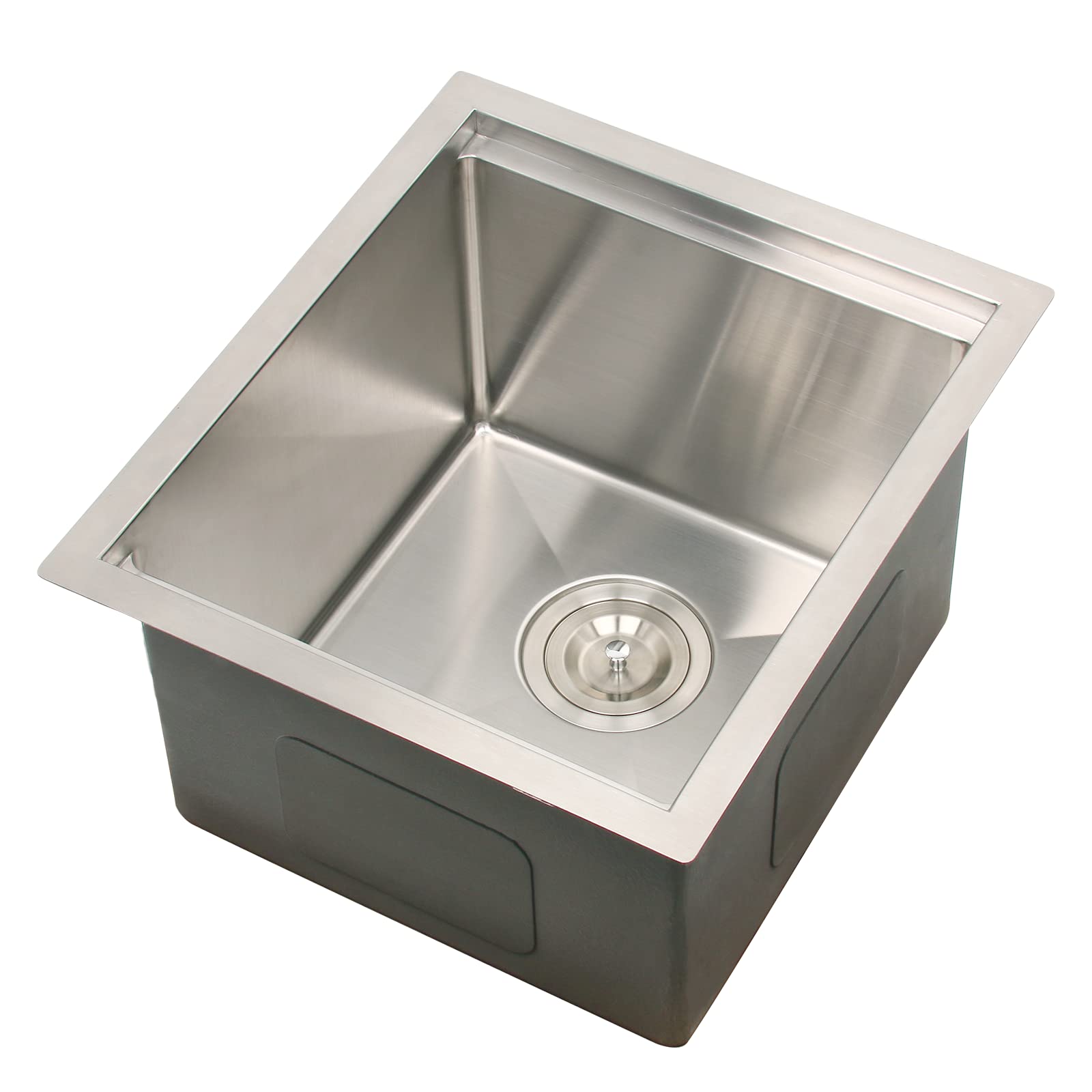 Homtone 27 Inch Kitchen Sink Undermount, Stainless Steel 10" Deep Single Bowl Sink, Workstation Sink Combo with Accessories
