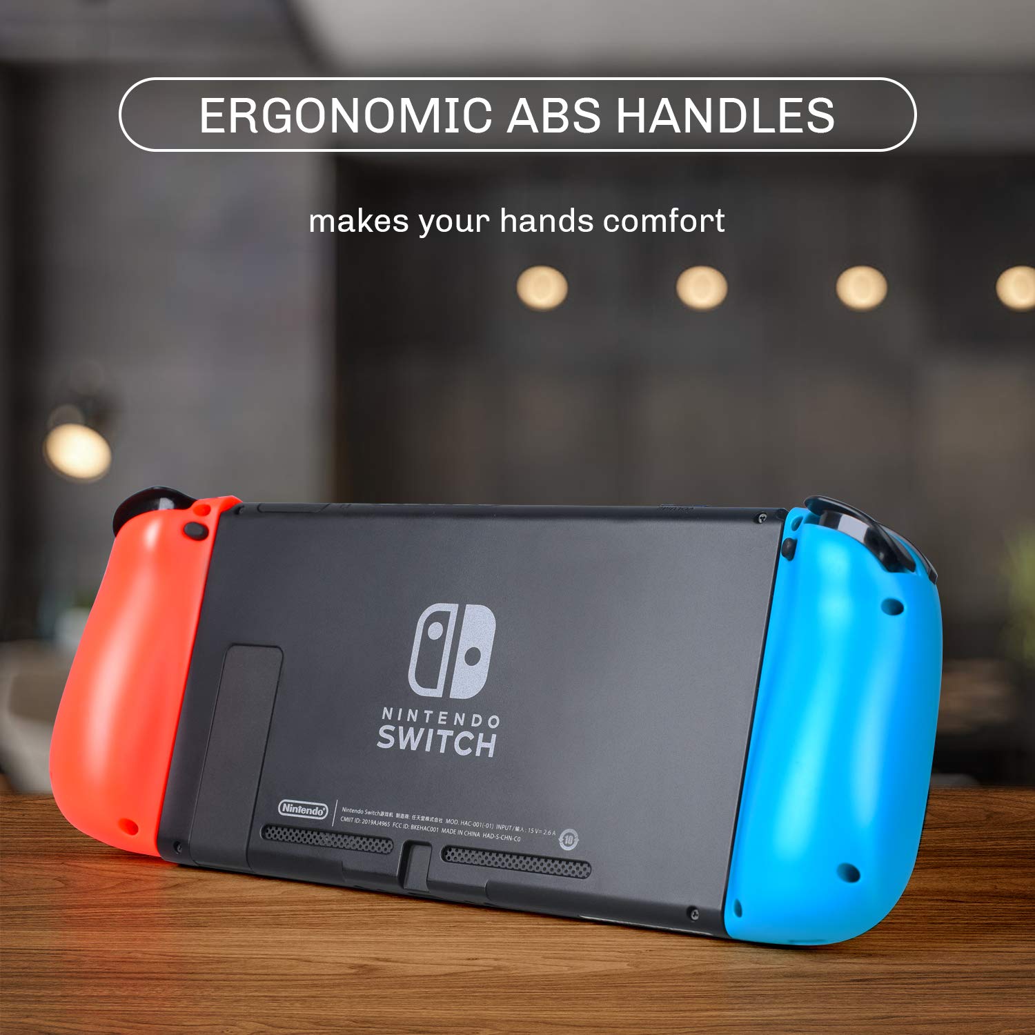 KLCCDMET Joypad Controller Compatible with Switch, Replacement for Switch Joy Con, Wireless Left and Right Controllers with Grip Support Wake-up Function