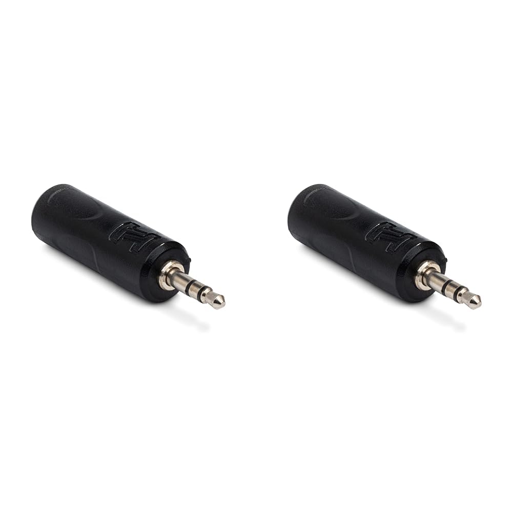Hosa GMP-112 1/4" to Mini 1/8" TRS Adaptor (Pack of 2)