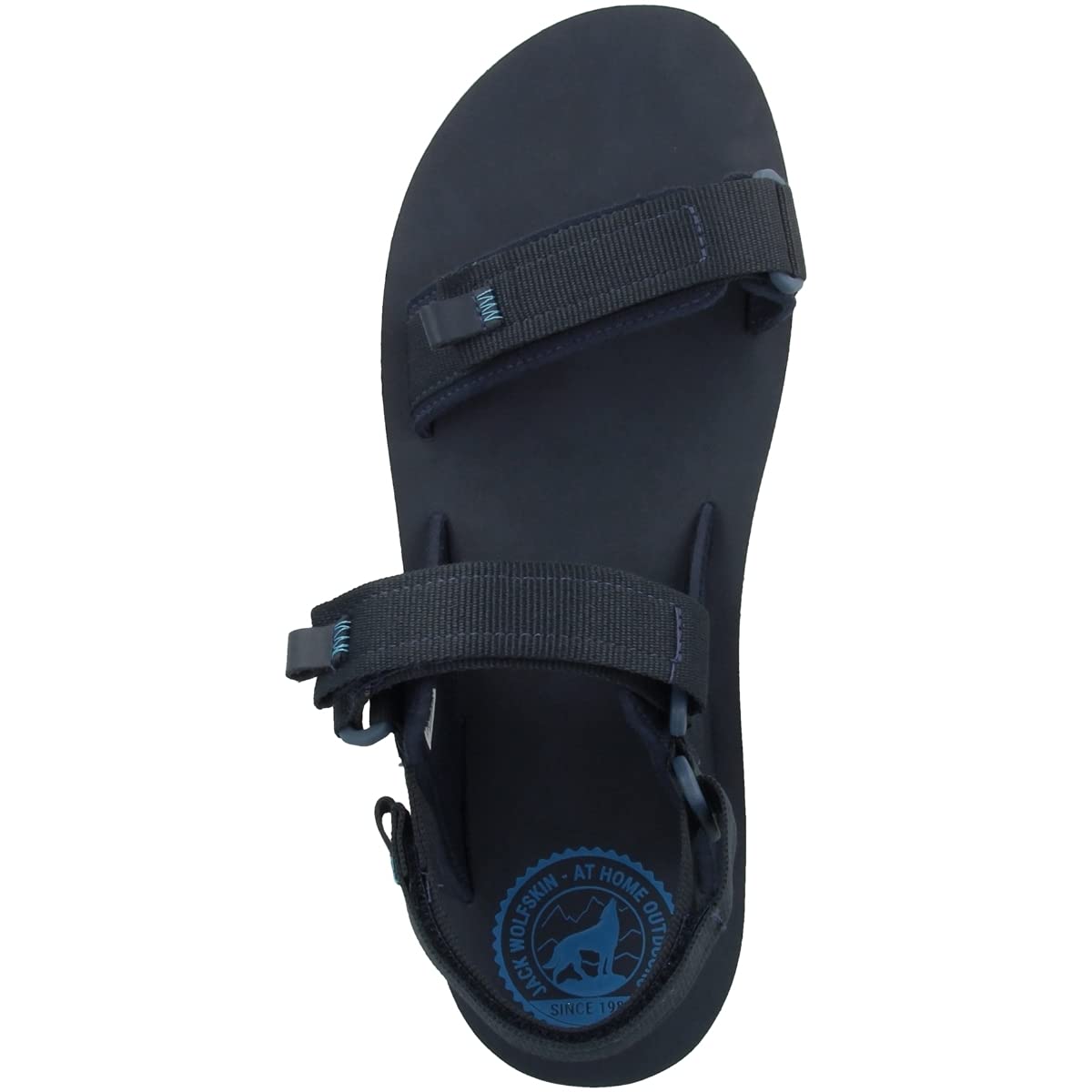 Jack Wolfskin Men's Outfresh Deluxe Sandal Hiking Boot, Dark Blue/Blue, 10
