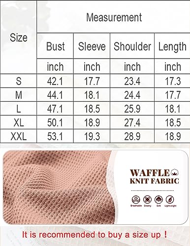 Zeagoo Women Waffle Knit Shirts Cropped Long Sleeve Top Fashion V Neck Pullover Sweaters White