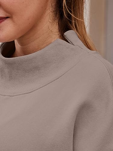 Trendy Queen Oversized Sweatshirts For Women Turtleneck Pullover Fleece Long Sleeve Hoodies Tops Fall Outfits Y2K Fashion Clothes