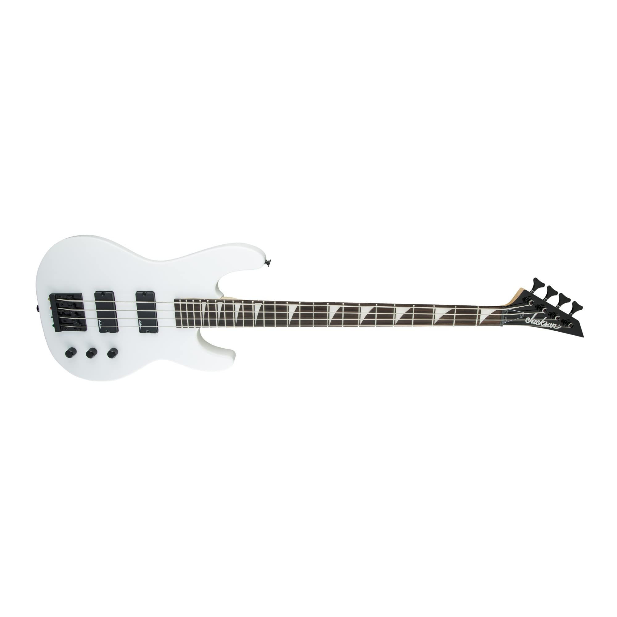 Jackson JS Series Concert Bass JS2 Electric Bass Guitar, Amaranth Fingerboard, Snow White