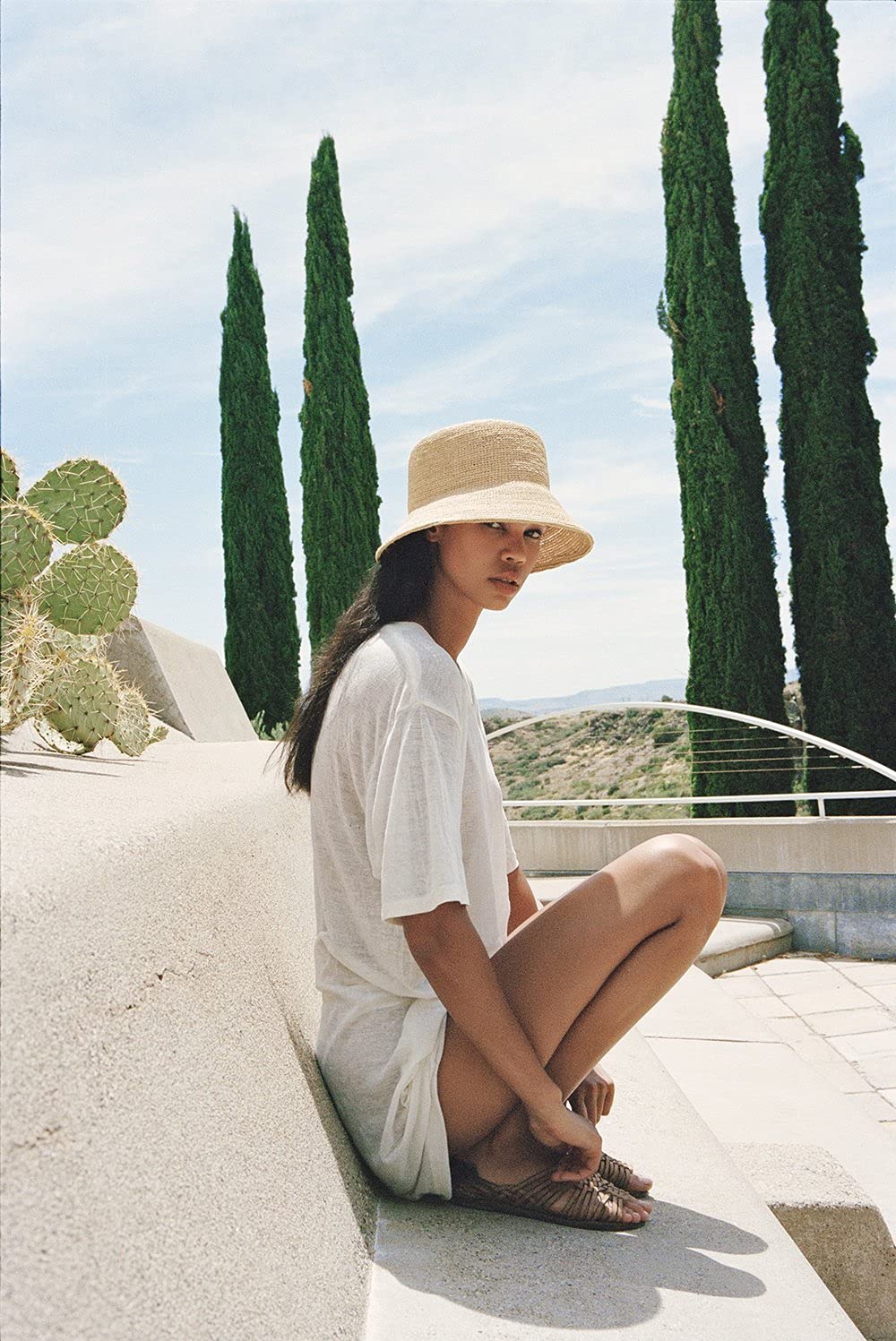 Lack of Color Women's The Inca Bucket Hat (Natural, Small (55 cm))