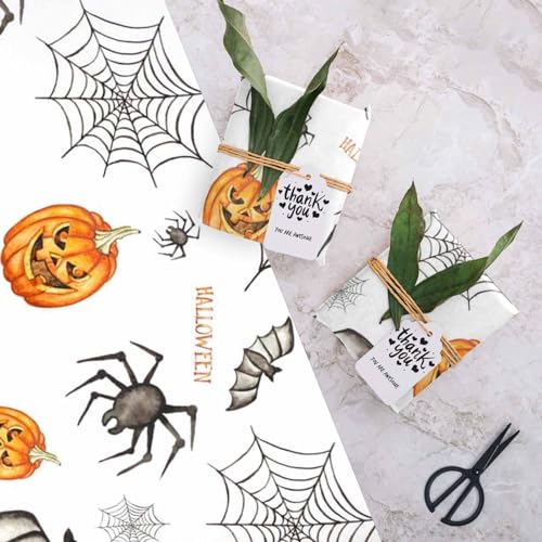 InterestPrint Halloween Watercolor Christmas Wrapping Paper Cover Paper Things for Christmas, Wedding Anniversary 1 Piece