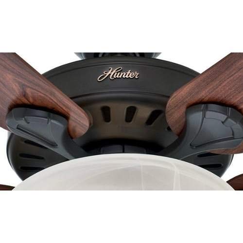 Hunter Fan Company, 53250, 52 inch Pro's Best New Bronze Ceiling Fan with LED Light Kit and Pull Chain
