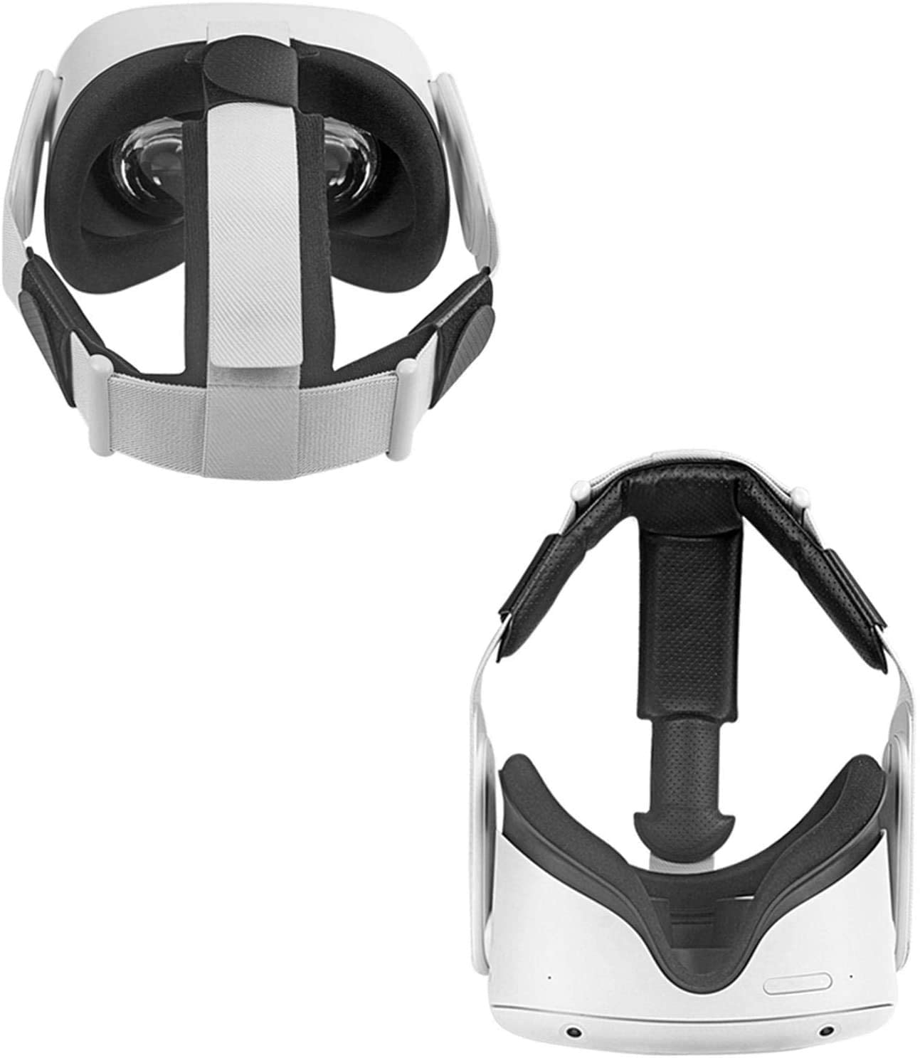 Head Pad for Oculus Quest 2 Strap Cushion Headband Fixing Accessories Pressure Balance Leather Foam