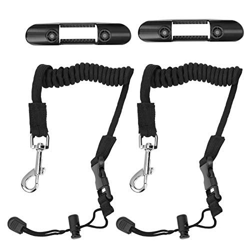 Kayak Paddle Safety Rope, 179g Canoe Adjustable Safety Rope, Stainless Steel Screw for Canoe Fixed Kit Boat Mount Kit Kayak Accessory