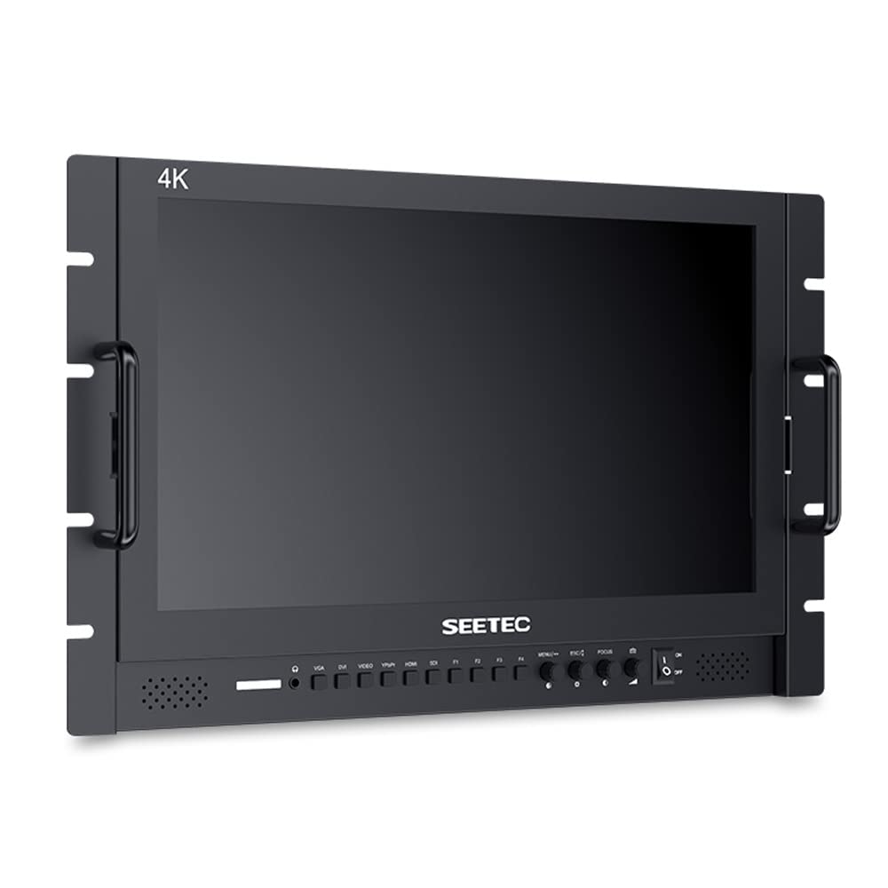 SEETEC P173-9HSD-RM 17.3" 7RU Rack Mount Broadcast LCD Monitor Full HD 3G-SDI/HDMI with 1920×1080 3G-SDI HDMI AV YPbPr