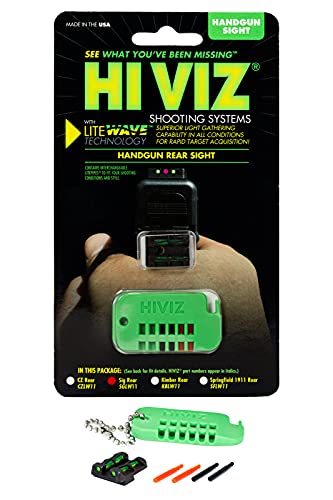 HIVIZ Sight Systems SGLW18, Litewave Rear Sight, Sig Sauer P-Series