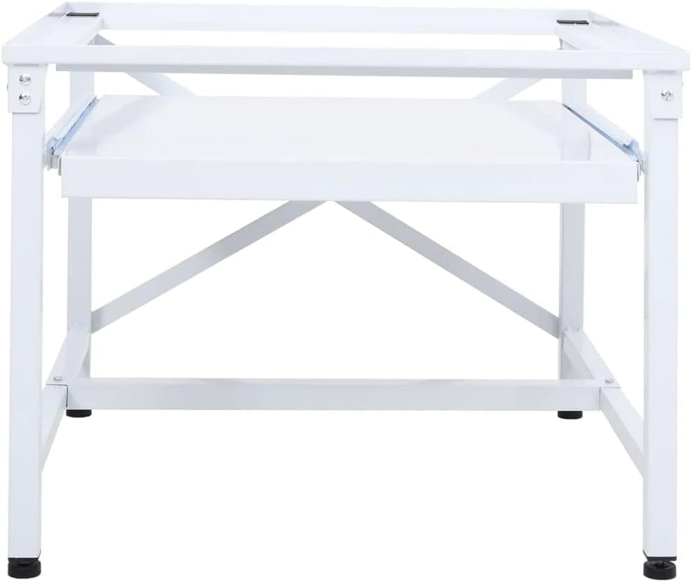 INLIFE Double Washing and Drying Machine Pedestal White 27.2" x 27.2" x 21.3" (W x D x H) Load capacity: 220.5 lb