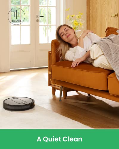 Vactidy Nimble Robot Vacuum Cleaner, 2000Pa Strong Suction Robotic Vacuums, Super Slim, Quiet, Schedule Setting, Self-Charging, App/WiFi/Alexa/Siri Control, Ideal for Hard Floor, Carpet, Pet Hair