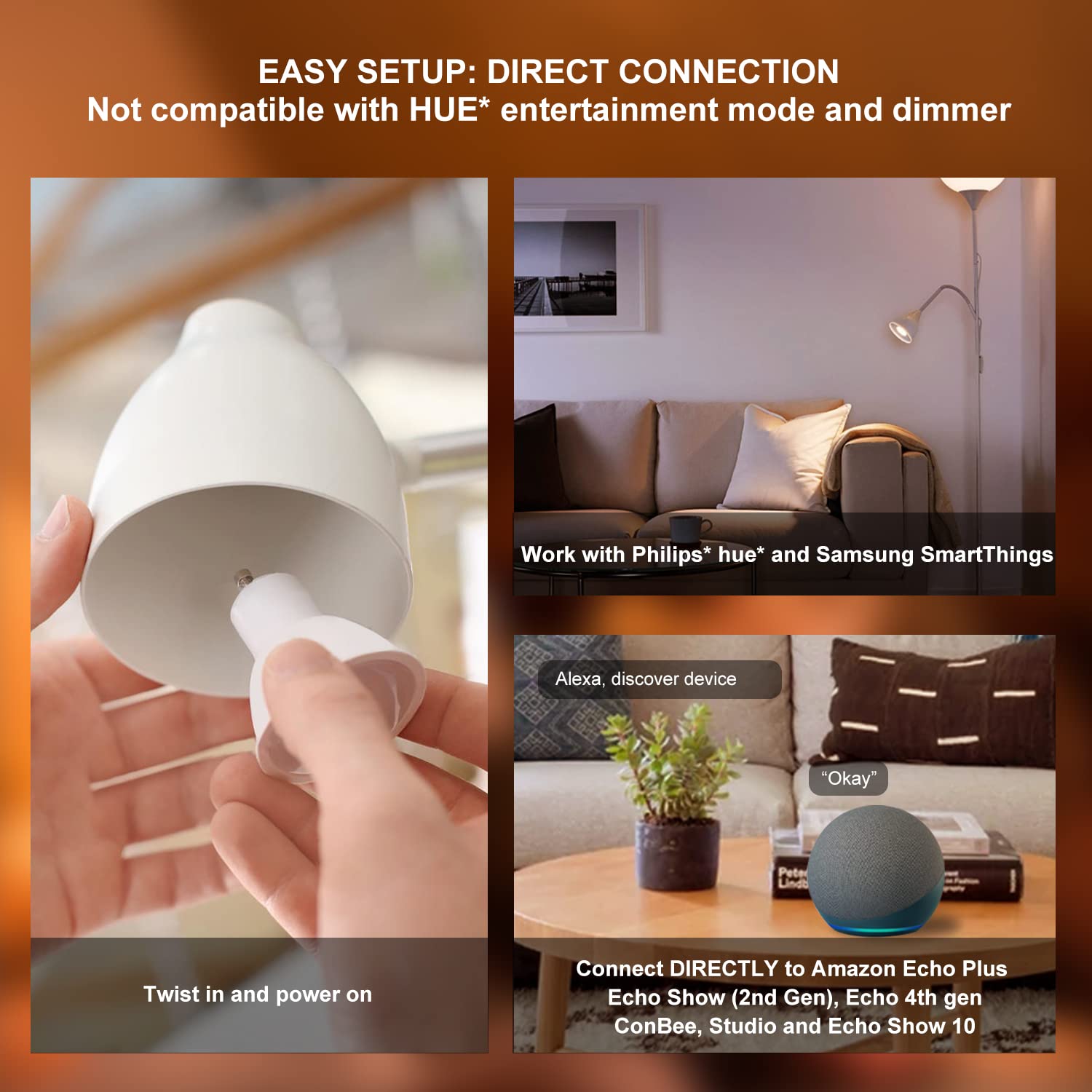 LEDEPLY R14 LED Bulb, 4W=40W, Dimmable, 5000K Daylight, Medium E26 Base, Mini LED Reflector Floodlight Bulb, 400 Lumens, 4 Pack