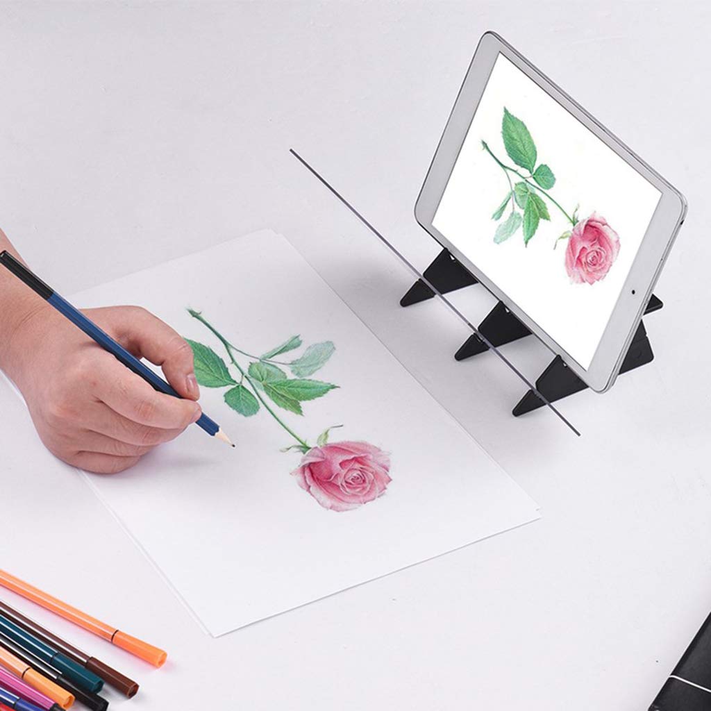 HuiDao Optical Drawing Board Sketching Tool Acrylic Sketch Wizard Sketch Drawing Board Tracing Board Painting Artifact for Beginners and Kids