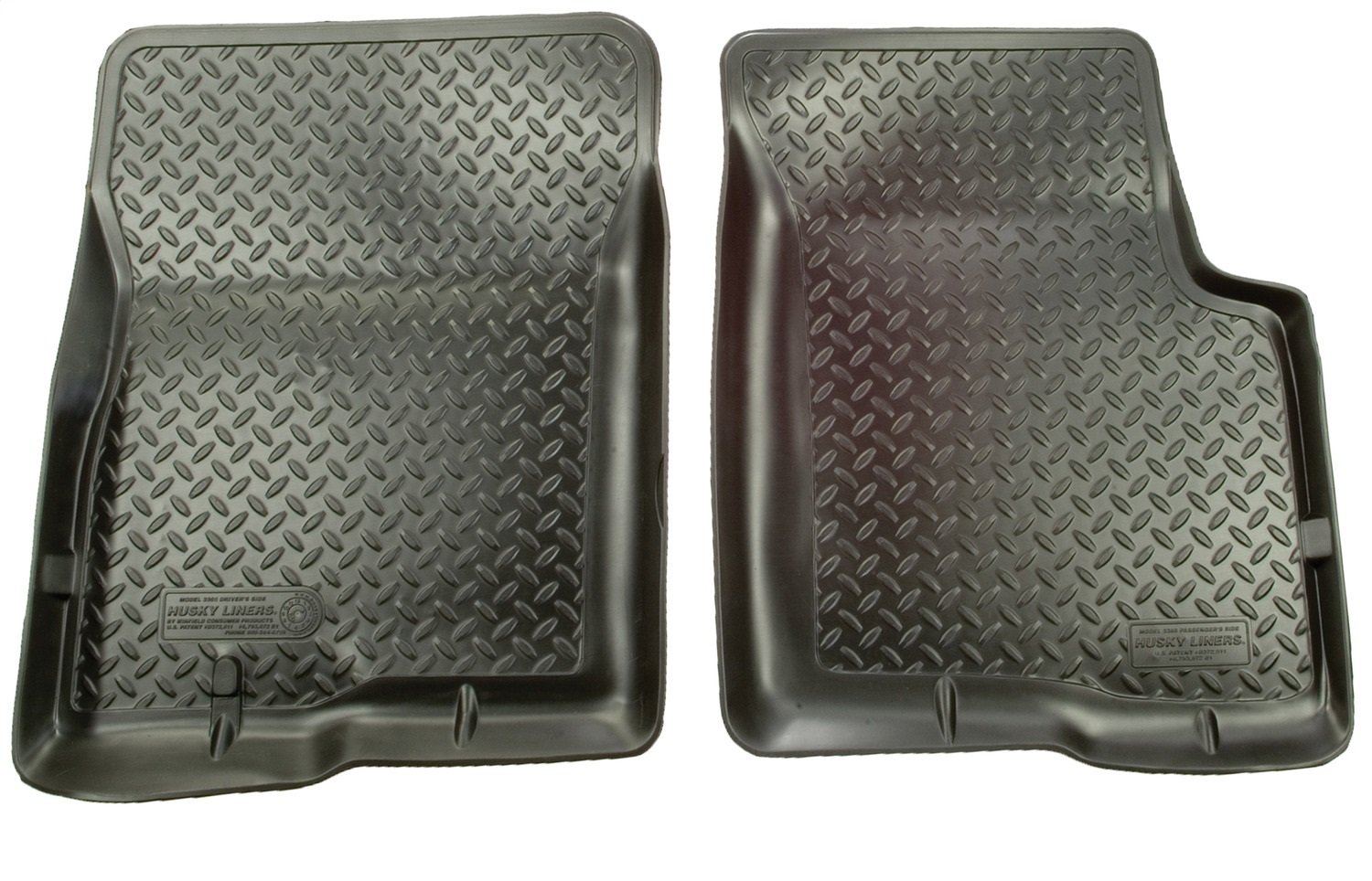 Husky Liners Classic Style Series | 1995 - 2001 Ford Explorer, 1994 - 1997 Ford Ranger, 1994 - 1997 Mazda B2300/B4000, 1997 - 2001 Mercury Mountaineer | Front Floor Liners, Black | 33721