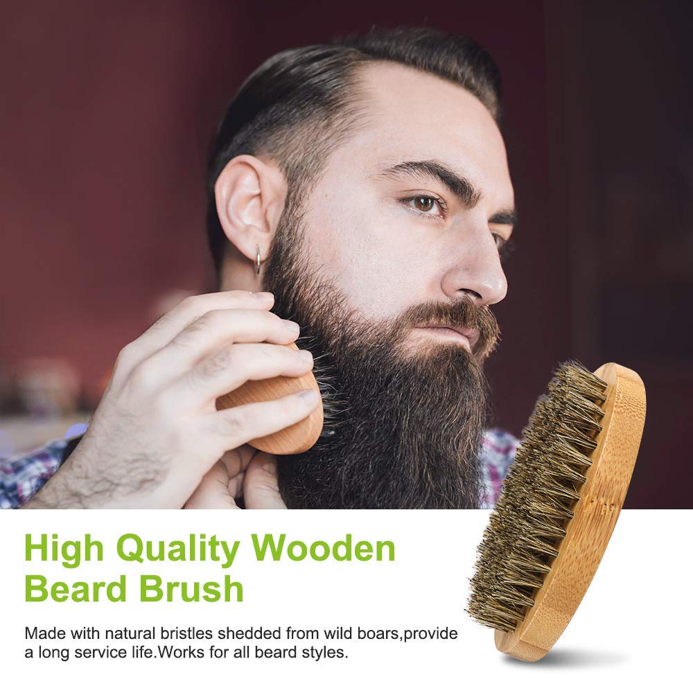 jindaaudio Beard Grooming Kit Beard Conditioner,Beard Growth Care Gifts for Men Beard Oil,Beard Balm,Beard Brush, Beard Wash,Beard Comb,Beard Scissors,Storage Bag