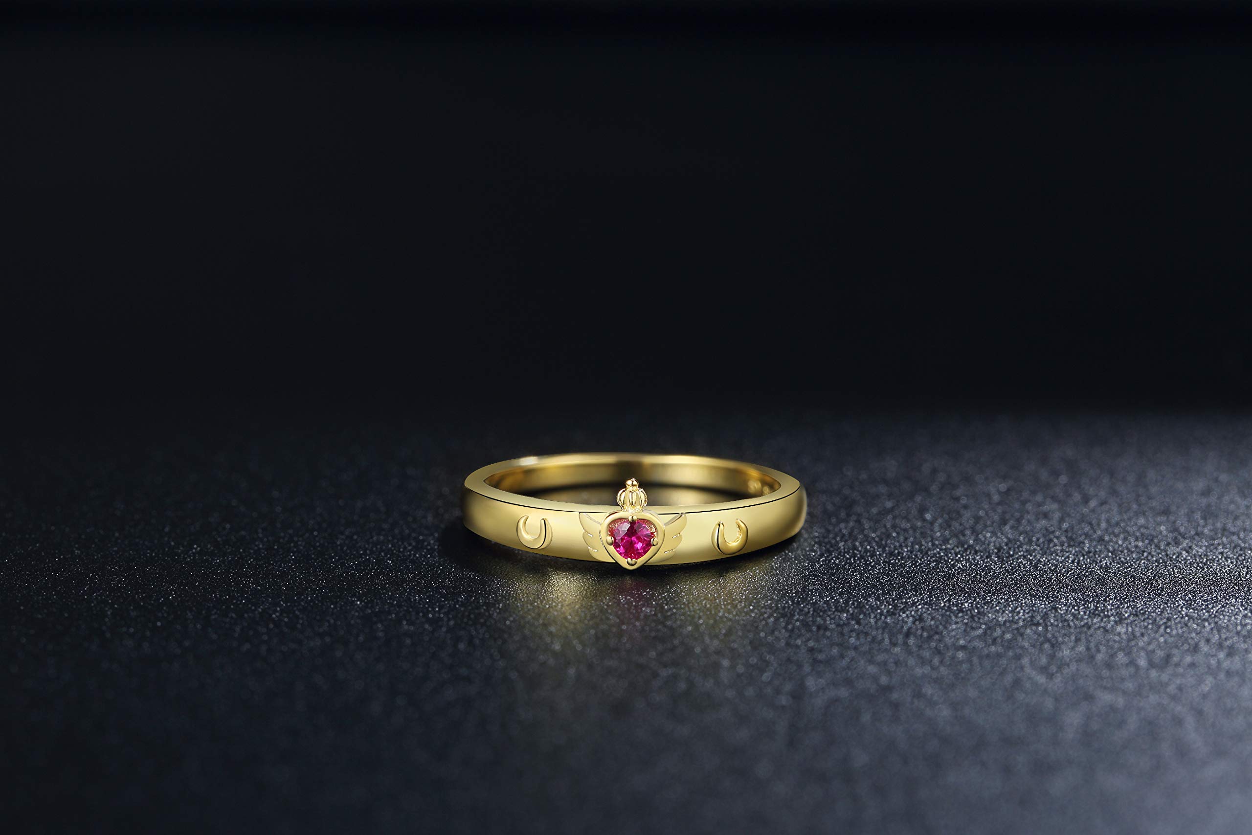 Kooku Sucrun Sailor Moon Inspired Ring Wedding Ring (9)