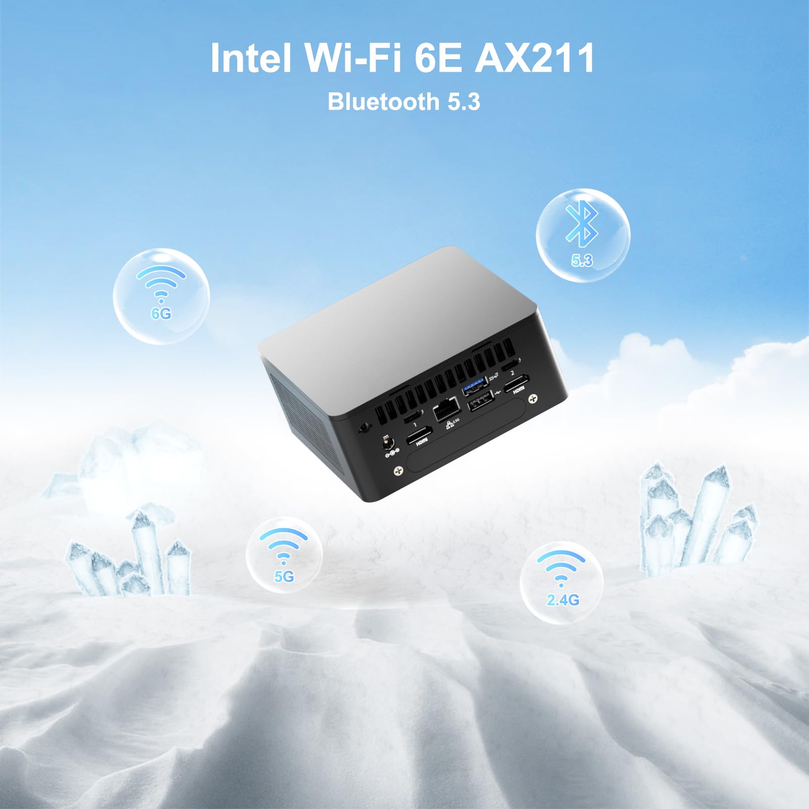 Intel NUC 12 Barebone Mini PC, Newest 12th Gen Core i5-1240P (12 Cores & 4.4GHz), Intel Mini Computer with WiFi 6E, 8K, Vesa Mounting Bracket (No RAM, No SSD, NO OS, Added Components Needed)