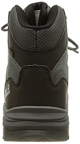Jack Wolfskin Men's 4049841 Backpacking Boot, Grey/Black, 9