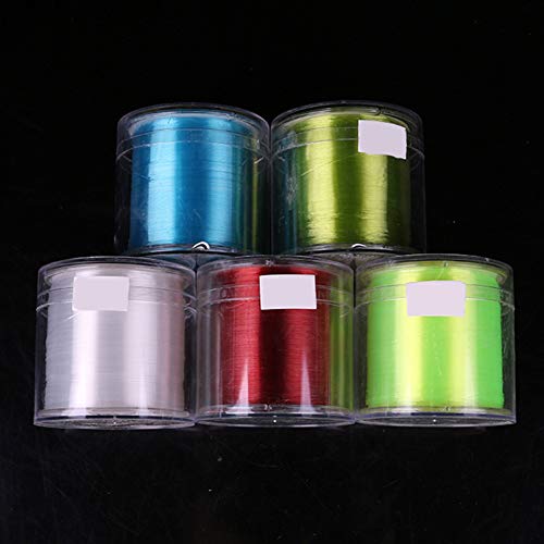 LEAQU 500m High Strength Wonderful Powerful Weave Angling Line Line Fish Green 2.0