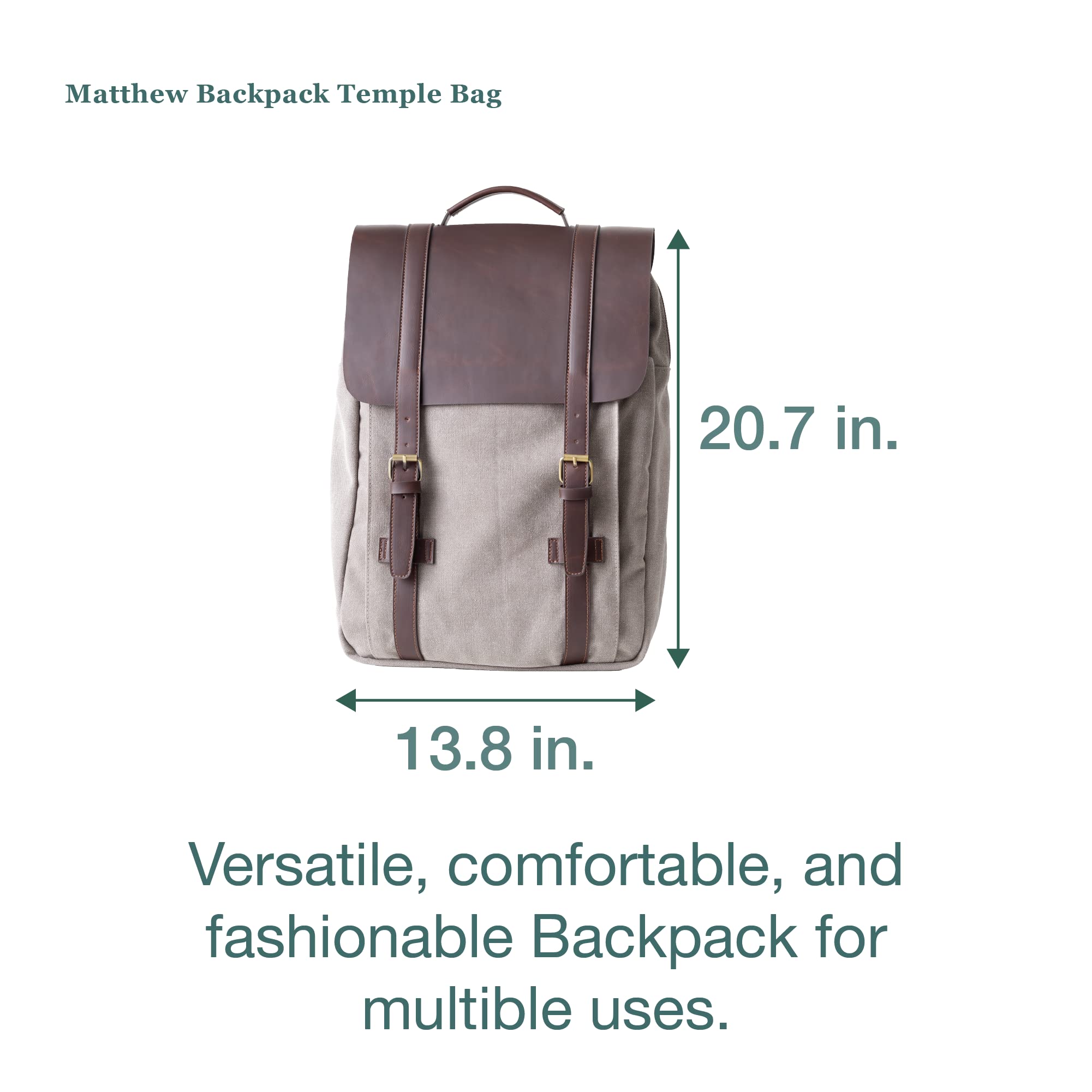 LATTER-DAY LIVING LDS Temple Bag, Matthew Backpack, LDS Gift for Women, Men, Missionary, Elder or Sister