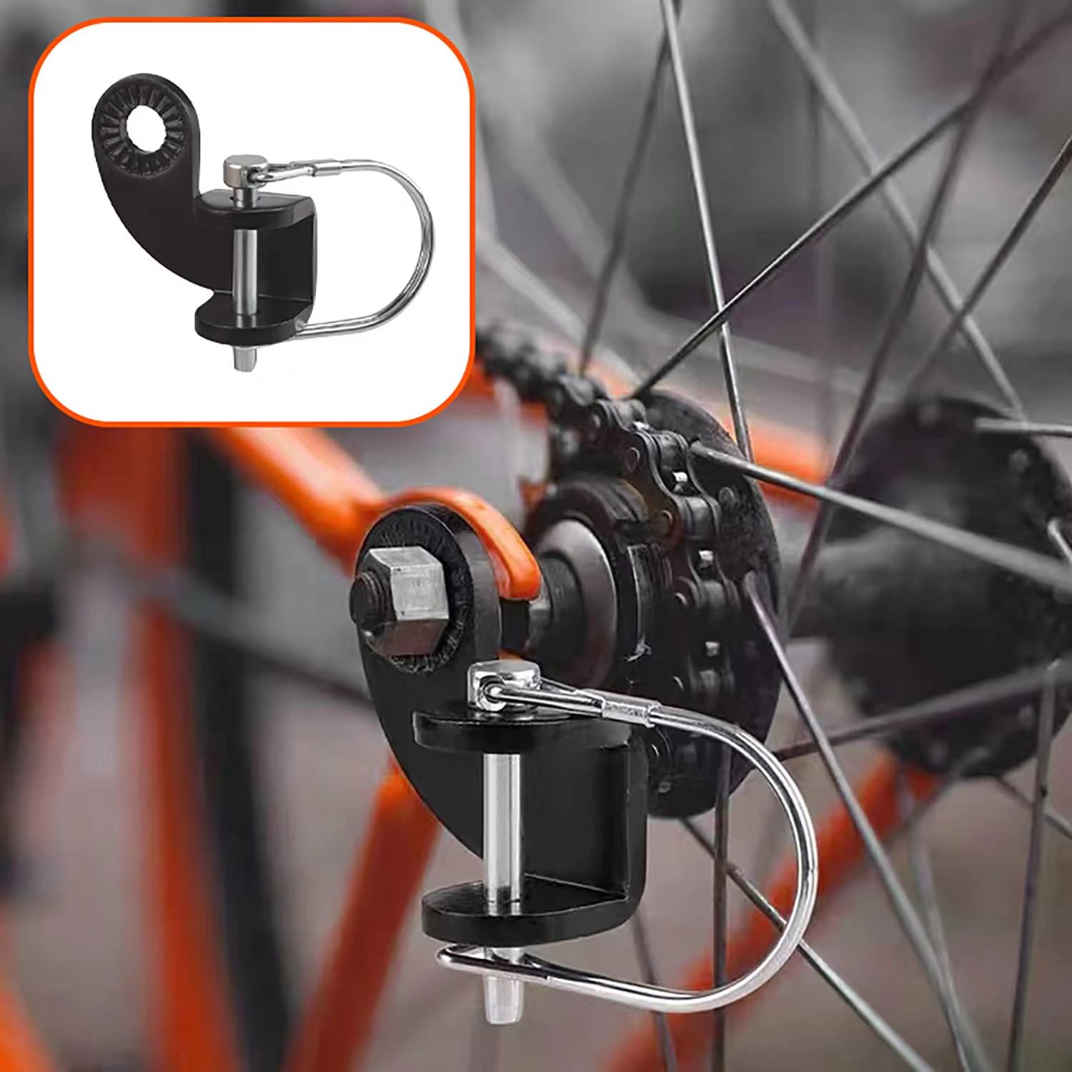 KLASH Bike Trailer Hitch, Bicycle Trailer Coupler Attachment 12.2MM Compatible with Kids Burley Bee Bike, Pets Trailers.