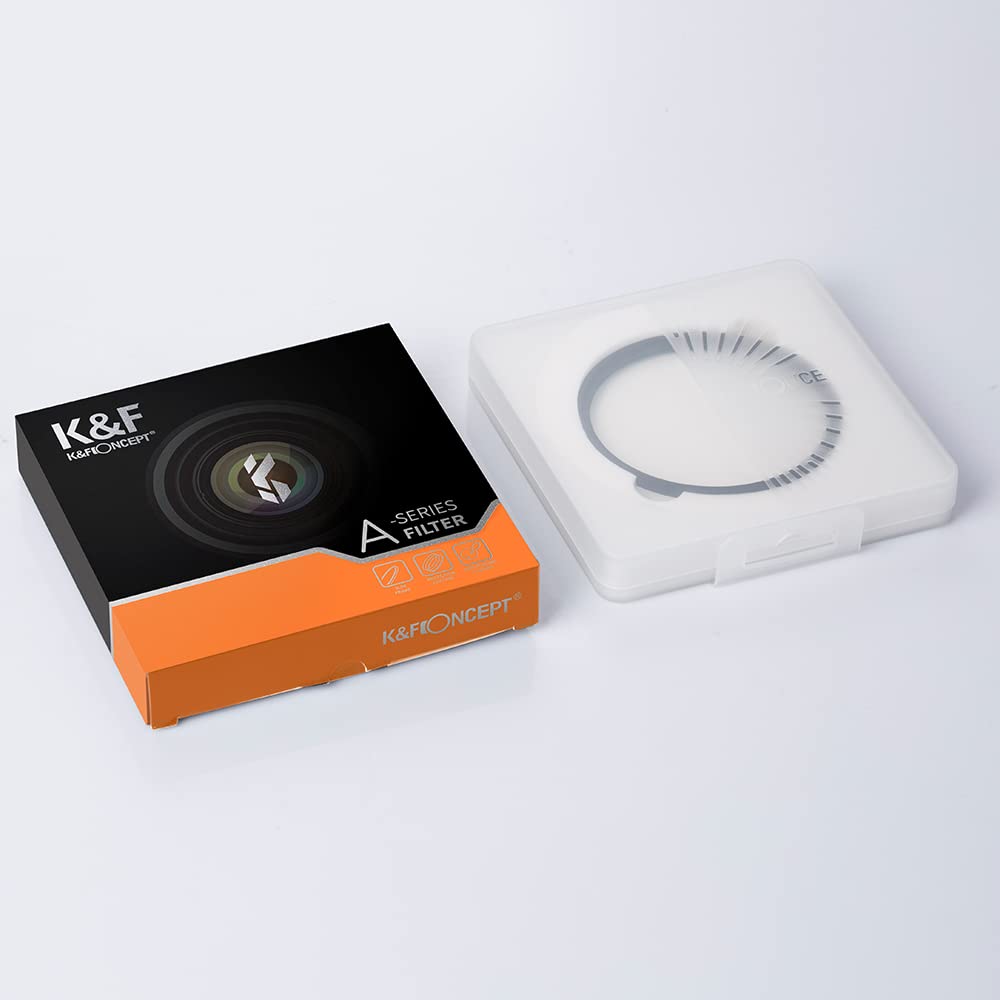 K&F Concept 77mm Polarizer Filter, CPL Polarizing Filter, Reduce Glare/Better Contrast/Waterproof, for Camera Lens