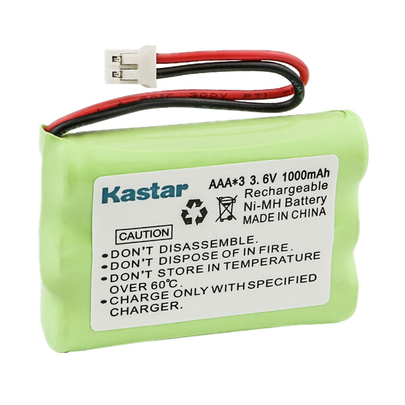 Kastar 1-Pack Ni-MH Battery 3.6V 1000mAh Replacement for Motorola Digital Video Baby Monitor MBP668CONNECT-2, MBP668CONNECT-3, MBP668CONNECT-4, MBP668CONNECTPU, MBP843CONNECT, MBP843CONNECT-2