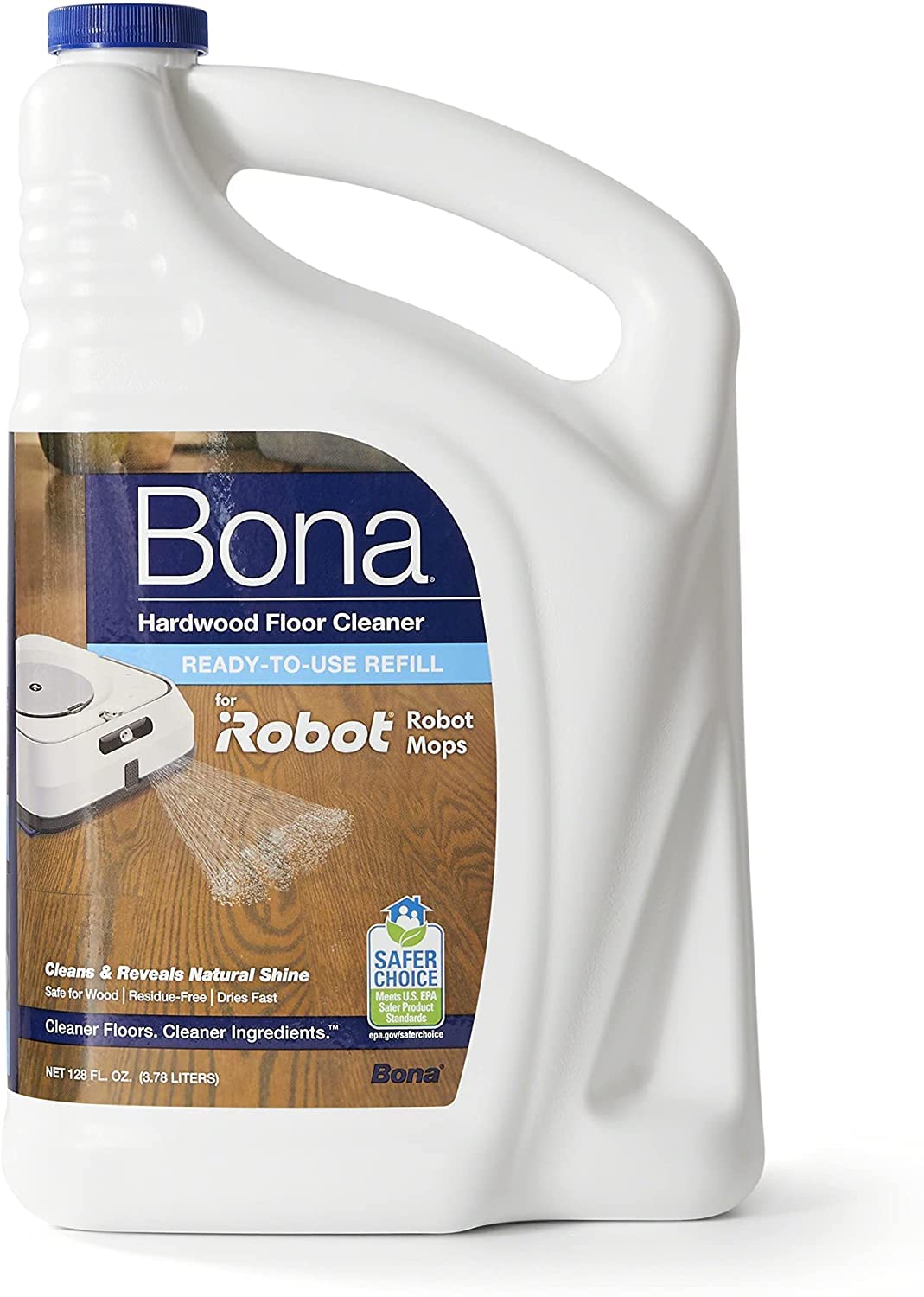 iRobot Braava Jet 240 Superior Robot Mop Bundle with 1 Jet Hard Wood Floor Cleaning Solution (2 Items)