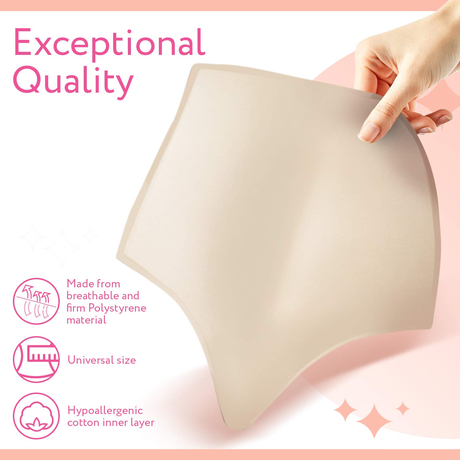 IMPRESA Lumbar Molder Liposuction Back Board in Beige, BBL Lumbar Board, BBL Post Surgery Supplies, Comfortable Lumbar Support & Protection Post Surgery, Greater Compression, Support & Protection