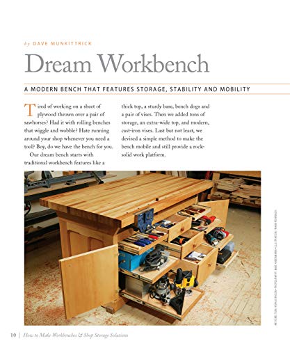How to Make Workbenches & Shop Storage Solutions: 28 Projects to Make Your Workshop More Efficient from the Experts at American Woodworker (Fox Chapel Publishing) Torsion Boxes, Outfeed Tables, & More
