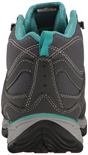 Hi-Tec Women's Equilibrio Bijou Mid I Hiking Shoe, Charcoal/Tile Blue, 9.5 B(M) US