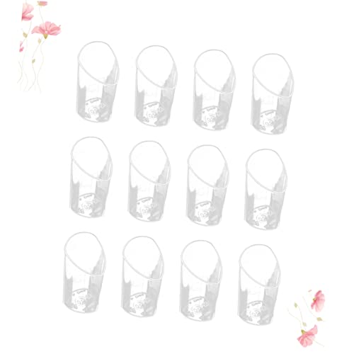 SWOOMEY 25pcs fruit containers clear cake containers clear cups disposable individual cheesecake cups clear dessert pots party Treat Cups plastic cup mousse cup dessert bowl food soup cup