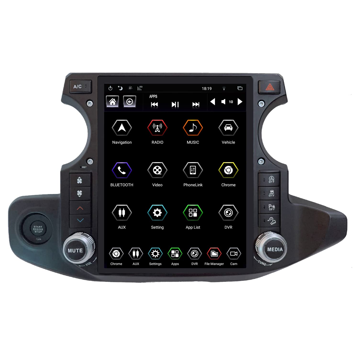 LINKSWELL Gen IV 12.1 Inch Touch Screen Car Stereo for Jeep Wrangler Gladiator Radio 2018 2019 2020 2021 Unit Multimedia Player Radio Screen Replacement GPS Navigation Android Tablet Auto