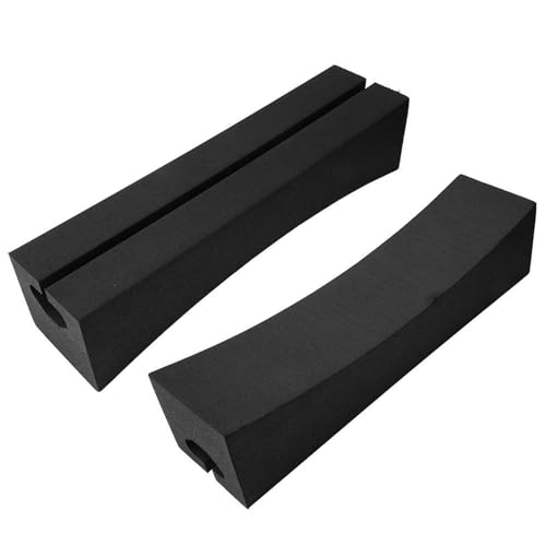 Jadeshay Car Roof Rack Pads for Surfboards, Kayaks and SUPs, Universal Soft Lightweight & Durable PE Car Top Crossbars, Easy to Install Portable Roof Racks