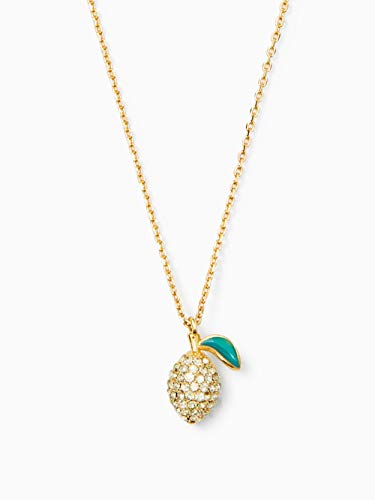 Kate Spade New York Picnic Perfect Lemon Studs bundled with matching Picnic Perfect Lemon Necklace