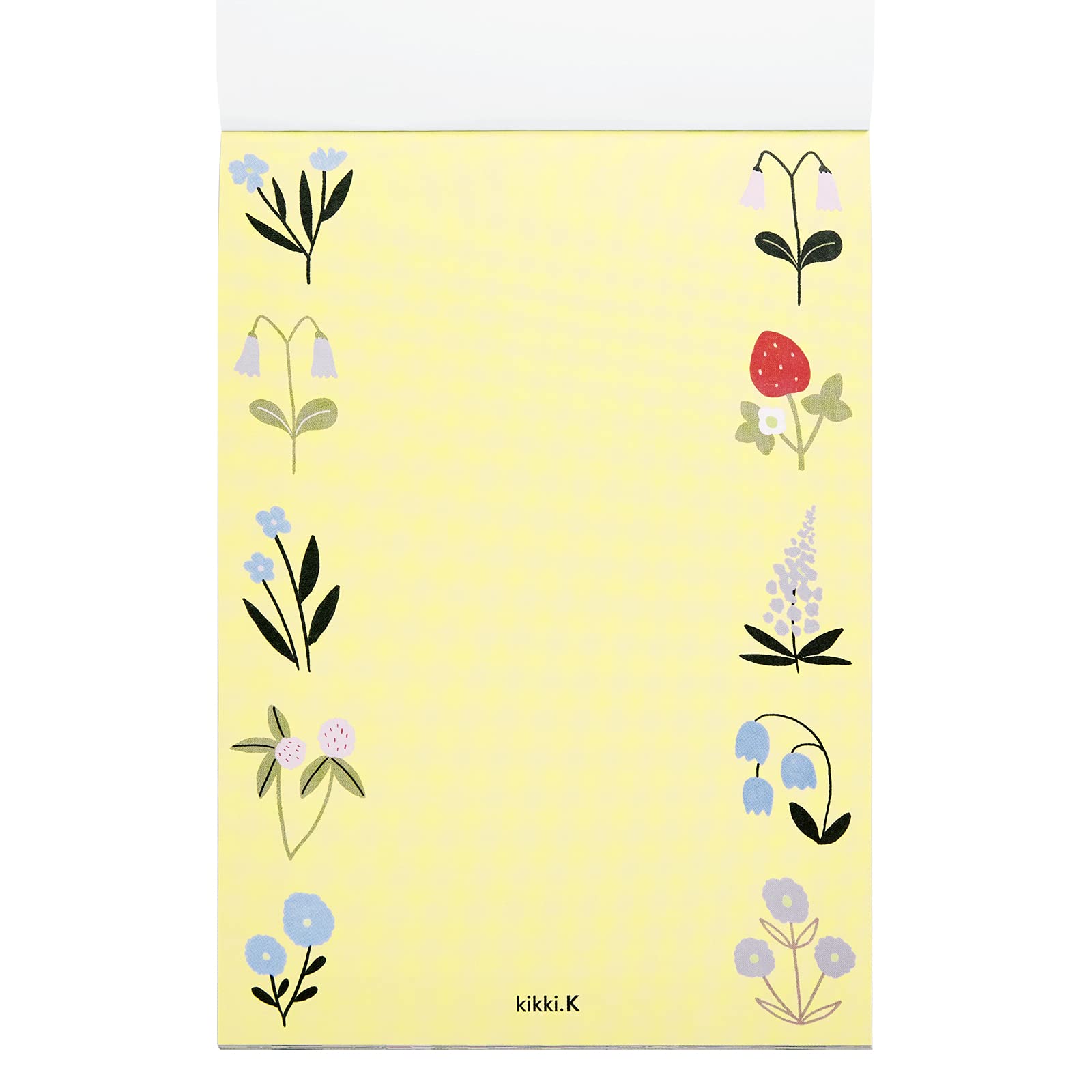 kikki.K Slow Down Collection - B6 Feature Notepad in Blush, 9 Unique Full Color Printed Designs, Lined and Unlined Pages with Inspirational Quote, 240 Pages, 6.93" L x 4.92" W x 0.59" H