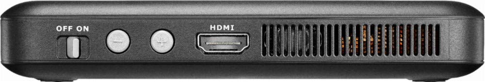Insignia - Slim-line Pico WVGA DLP Projector - Black