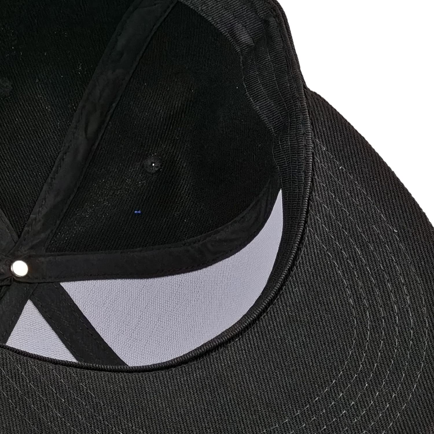 Kaleid Durham Bull Baseball Cap Sports Outdoors Hat Adjustable Hip Hop Rap Snapback Hat Embroidered Black, 7-7 5/8