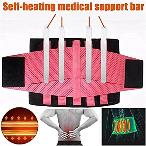NABTAH Back Support Belt, Adjustable Waist Trainer Belt Back, Lumbar Back Support for Back Pain Relief and Injury Prevention Sciatica Spinal Stenosis Scoliosis or Herniated Disc
