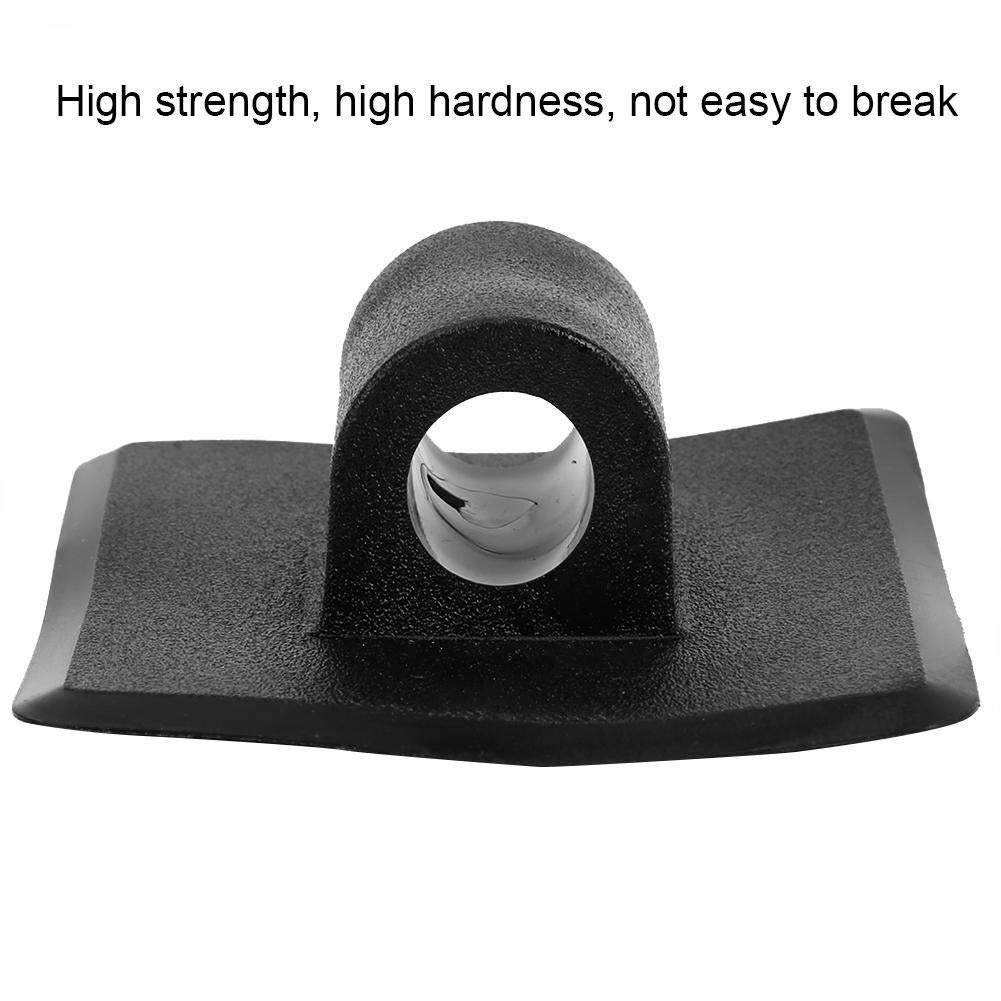 Inflatable Boat Motor Mount Kit,Motor Mount Clip 2 Pcs Black Plastic Engine Motor Clip Mount Motor Stand Holder Engine Motor Attach Bracket Accessories for Kayak Boat Fishing Canoe Inflatable Boat