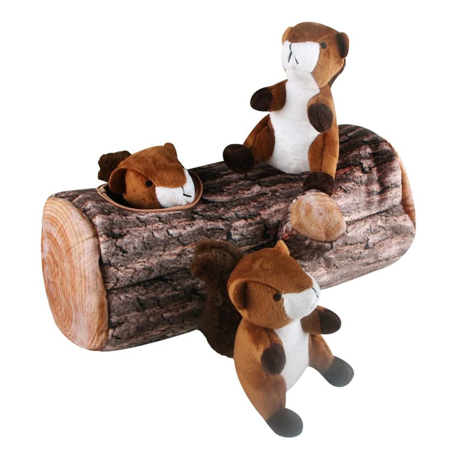 IFOYO Hide and Seek Dog Toys, 2 in 1 Interactive Plush Dog Toy, Stimulating Squeaky Pet Enrichment and Puppy Toys for Small and Medium Dogs